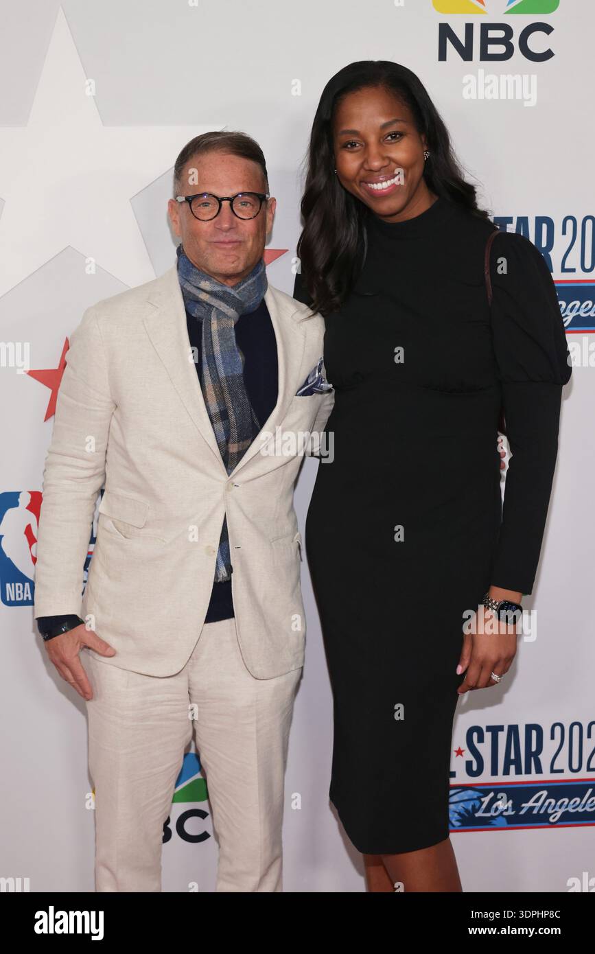 Reed Bergman and Shelley Kaiser attend the 'LA Clippers & Comcast ...