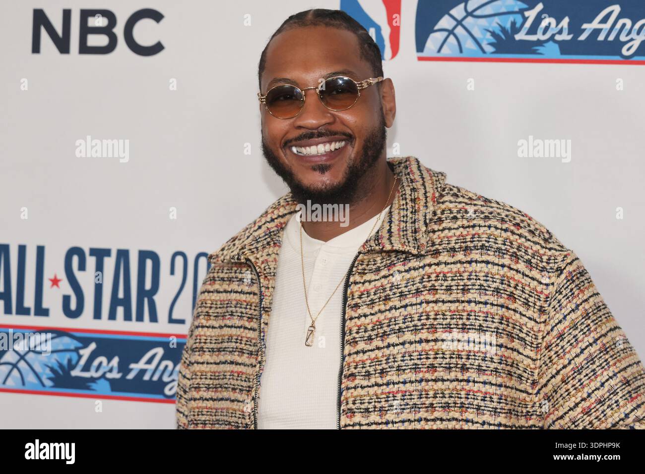 Carmelo Anthony attends the 'LA Clippers & Comcast NBCUniversal's NBA ...
