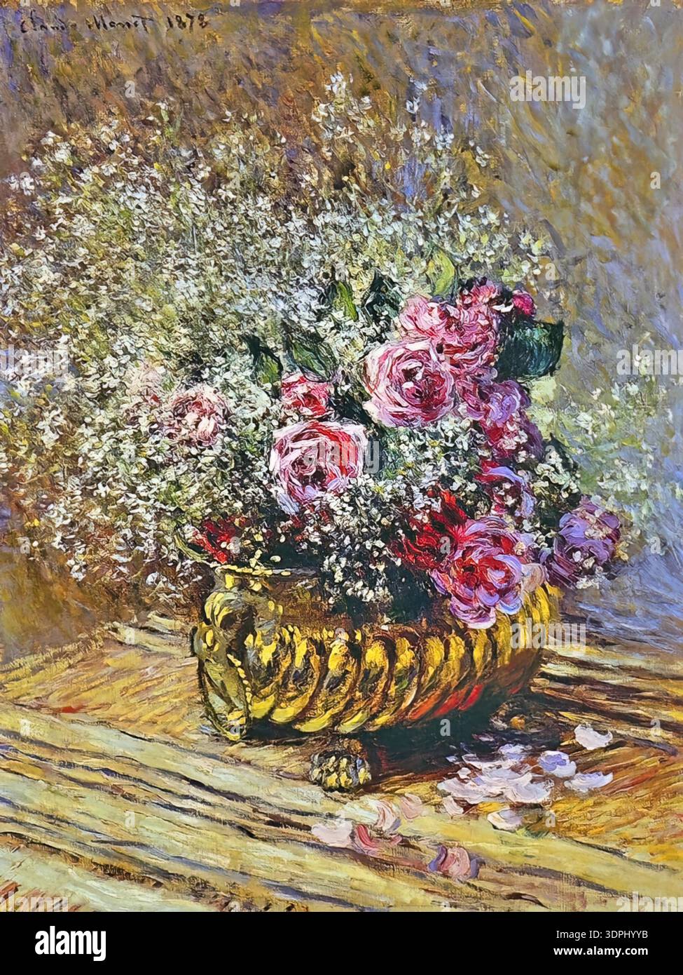 Claude monet roses copper hi-res stock photography and images - Alamy