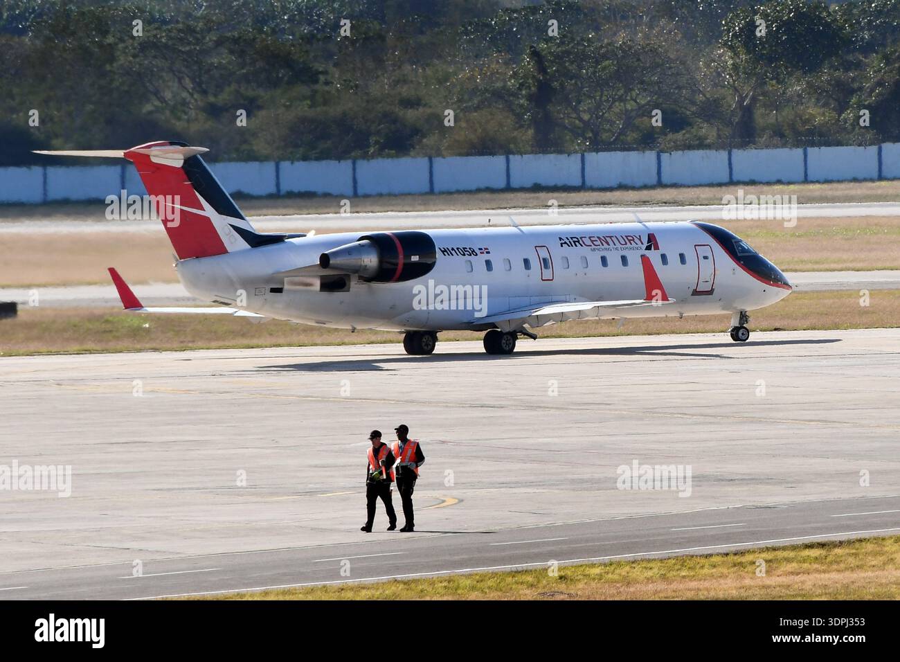 Havana, Cuba. 14th Feb, 2026. A plane is seen at the Jose Marti ...