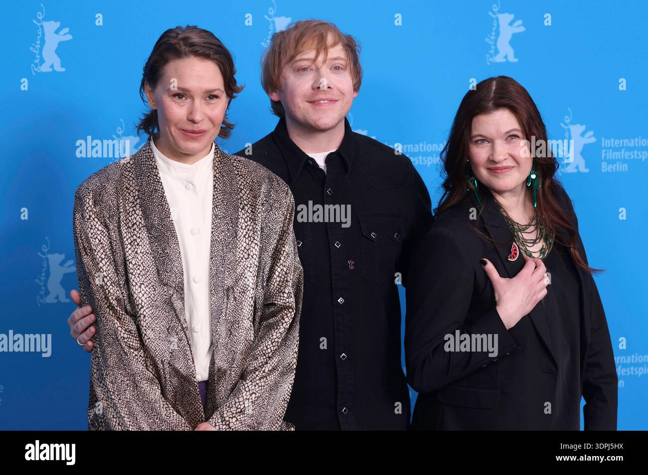 Seidi Haarla, Rupert Grint und Hanna Bergholm beim Photocall zum ...