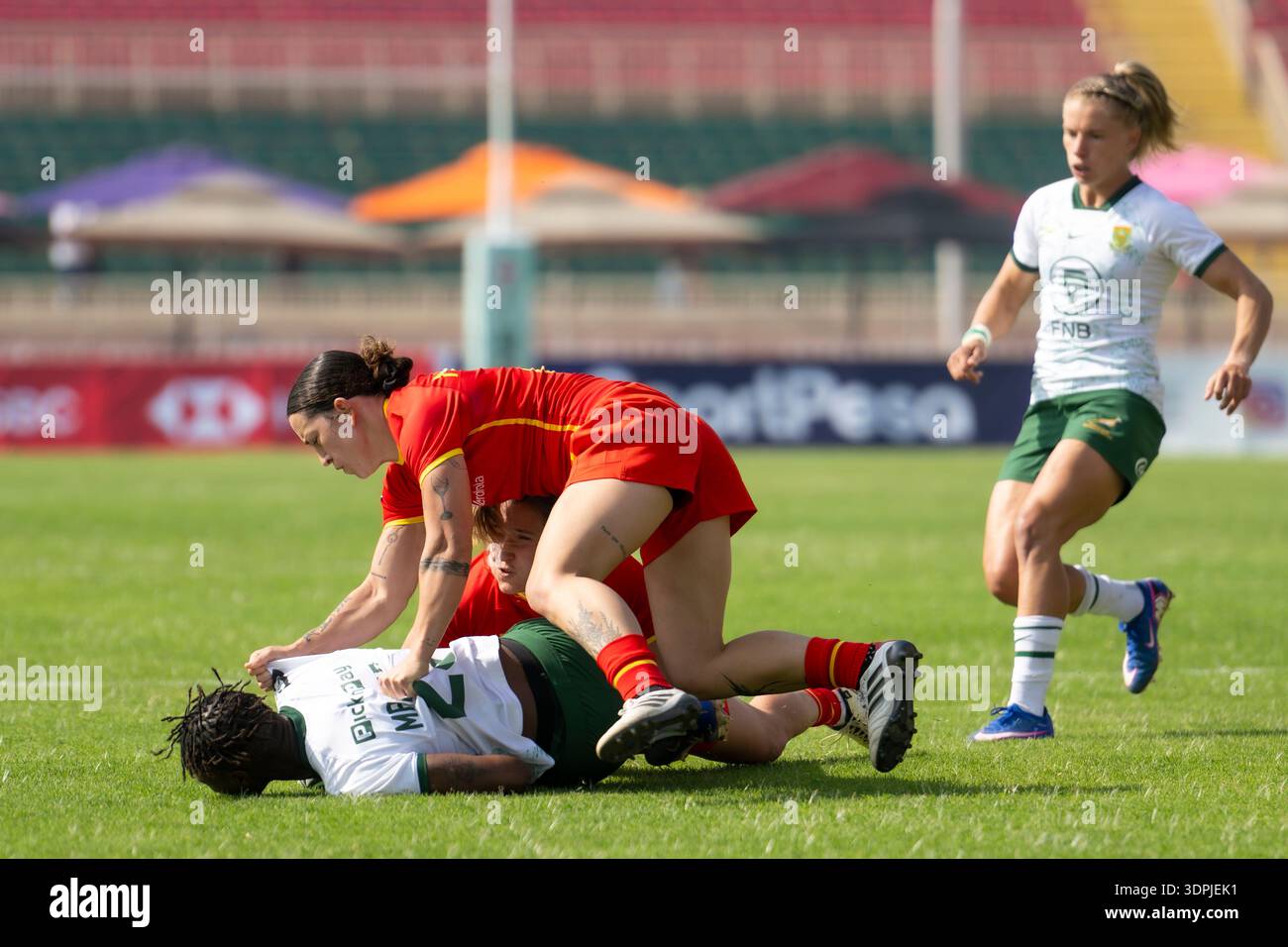 Nyayo National Stadium, Nairobi, Kenya. 15 February, 2026. HSBC Sevens ...