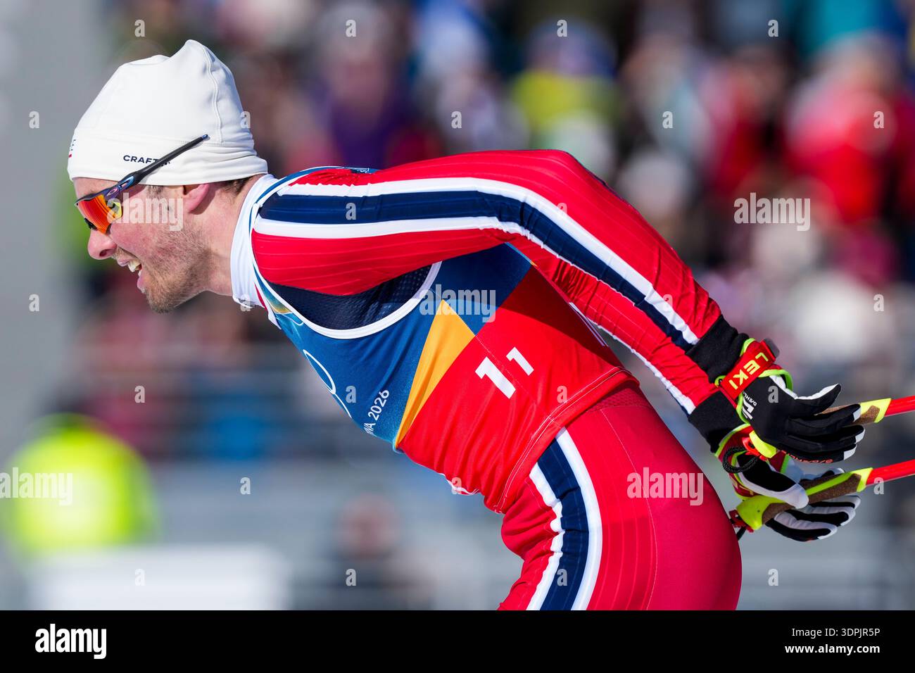 Val di Fiemme, Italy 20260215. Emil Iversen from Norway during the men ...
