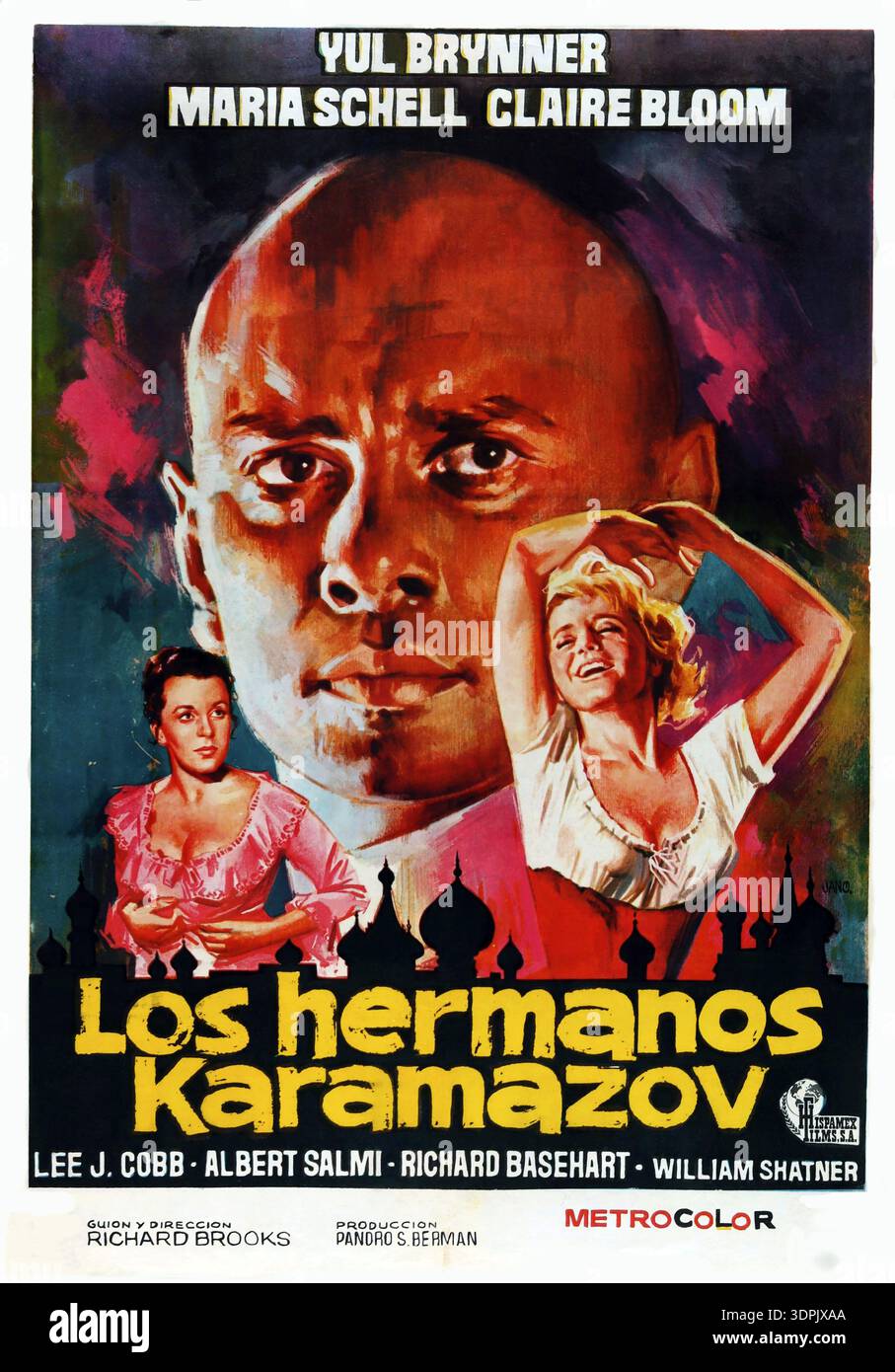 YUL BRYNNER and MARIA SCHELL in THE BROTHERS KARAMAZOV (1958), directed ...