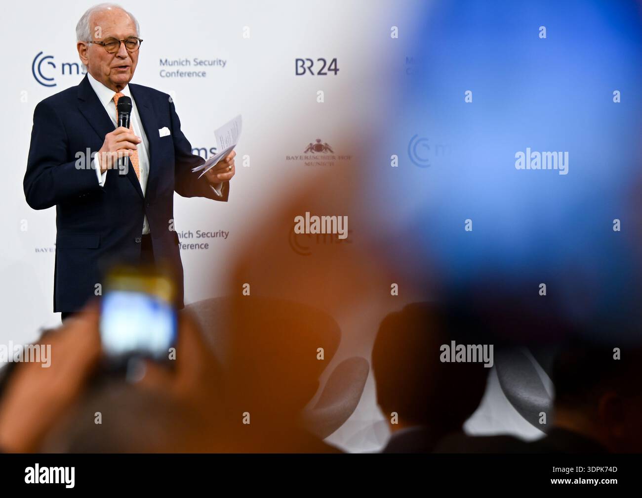 Munich, Germany. 15th Feb, 2026. Wolfgang Ischinger, head of the ...