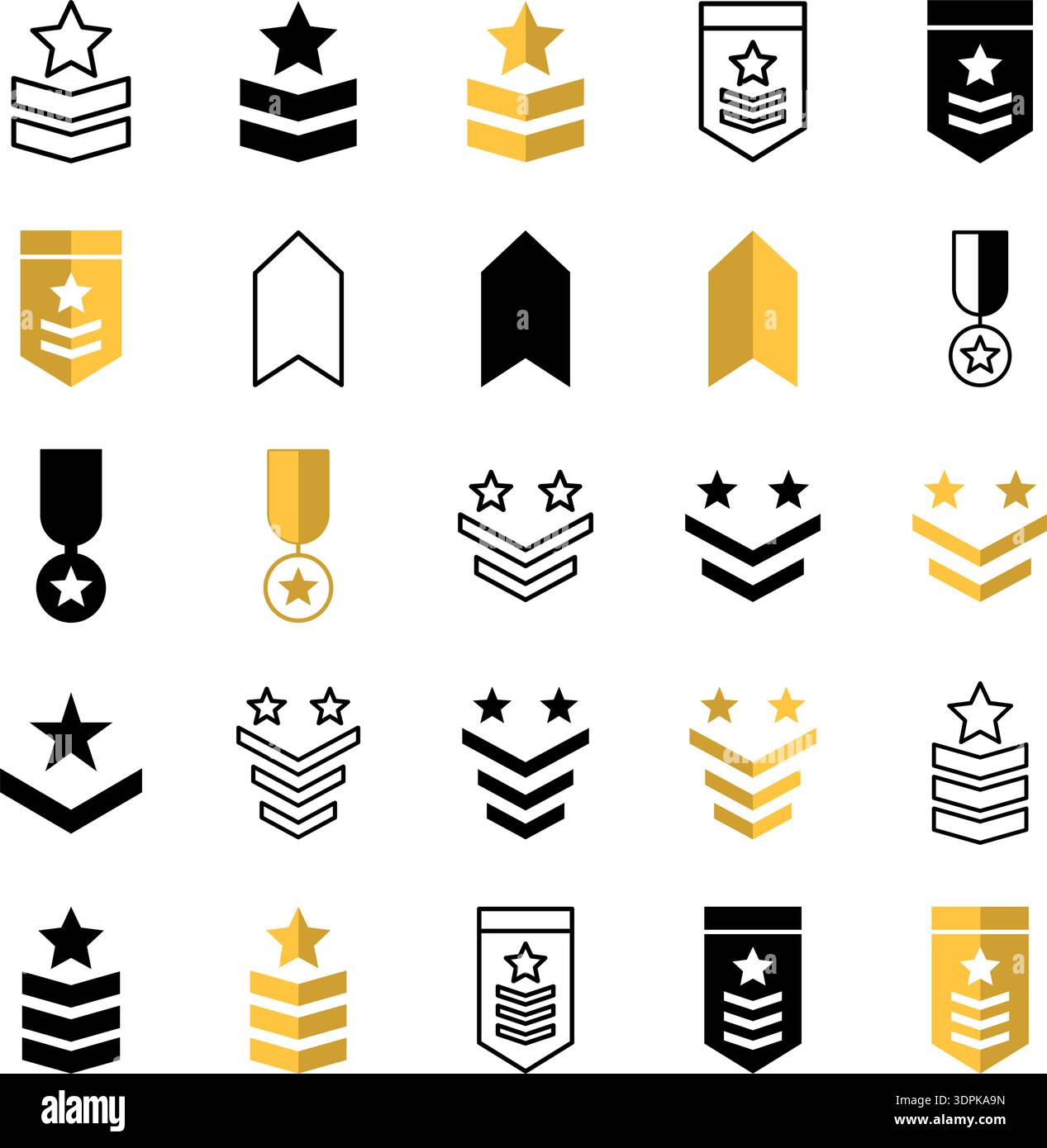 Us army rank insignia hi-res stock photography and images - Alamy