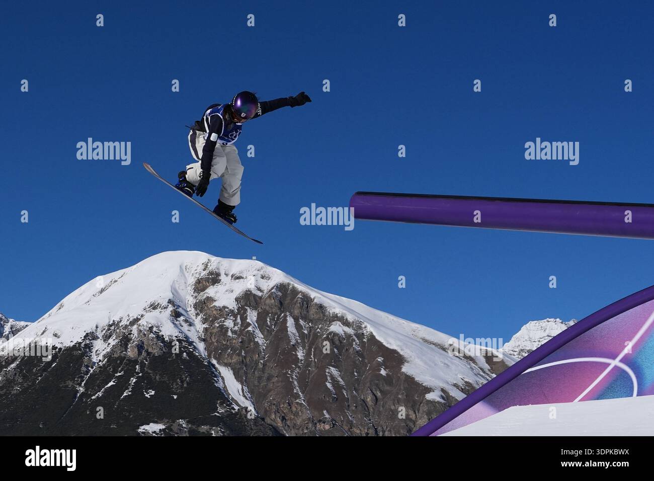 Japan's Kokomo Murase competes during the women's snowboarding ...