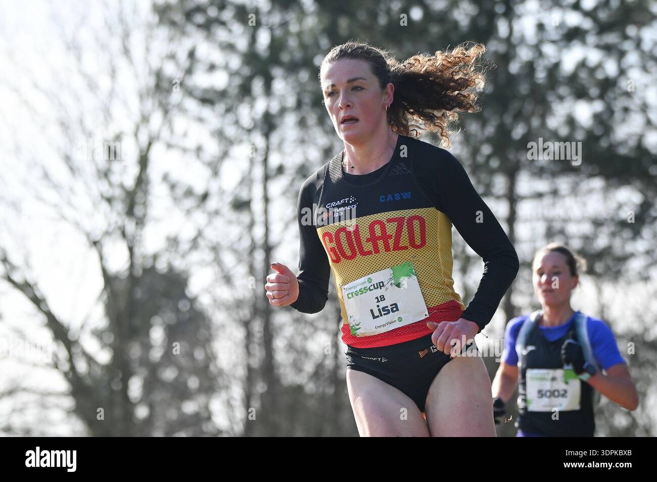 Belgian Lisa Rooms pictured in action during the women's race at the ...