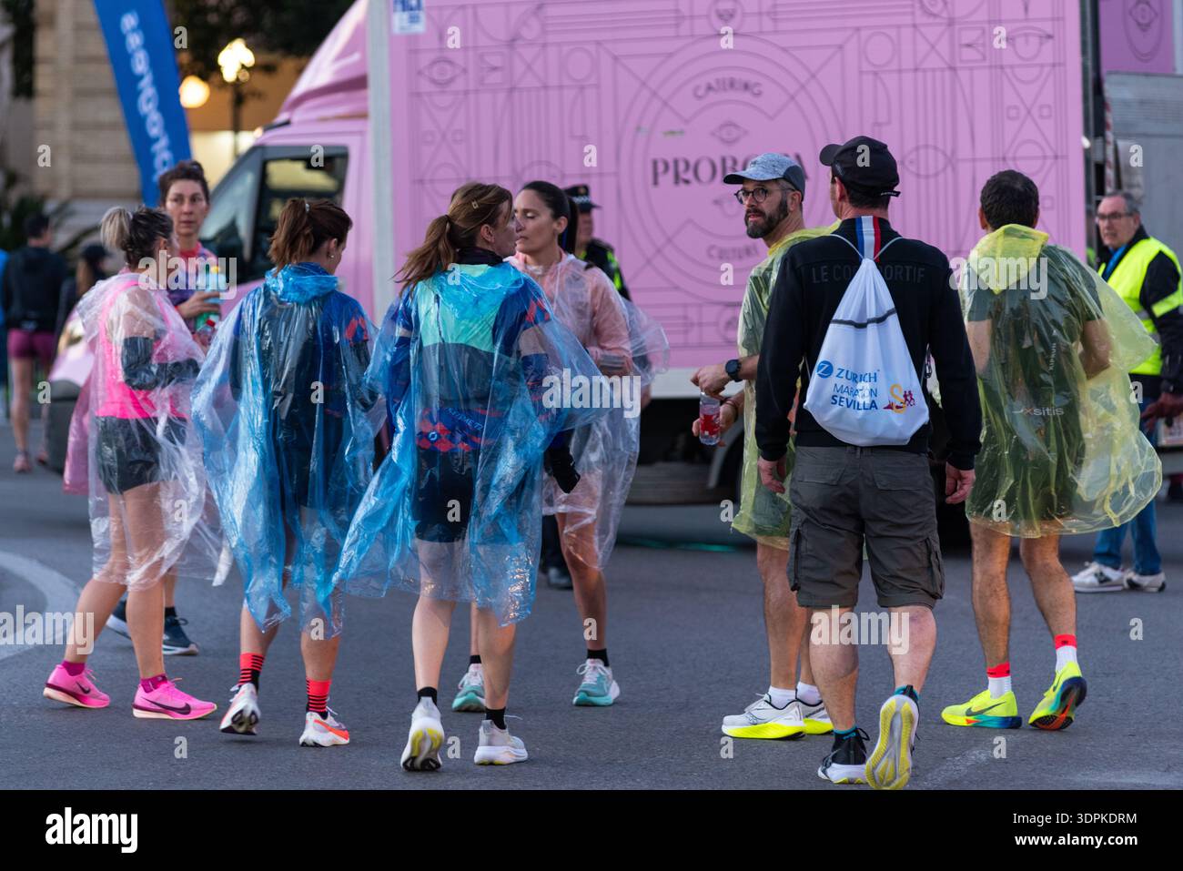 Seville, Spain. 15th Feb 2026. Scenes from the Zurich Seville Marathon ...
