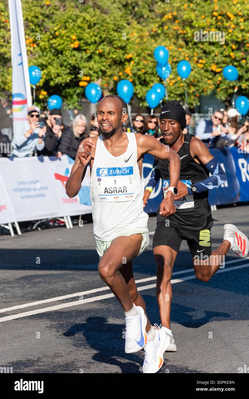 Seville, Spain. 15th Feb 2026. Scenes from the Zurich Seville Marathon ...