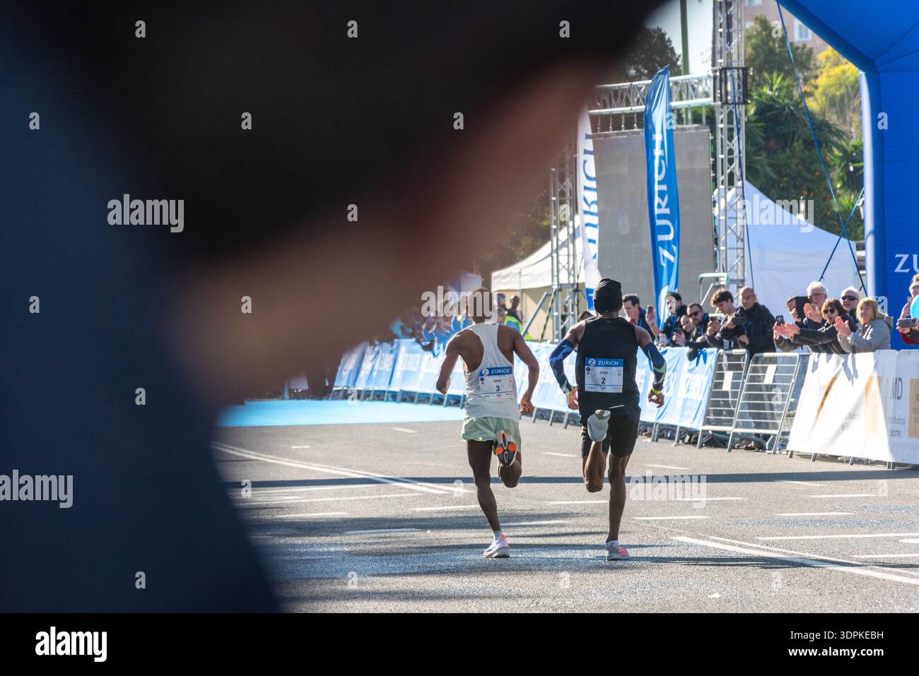 Seville, Spain. 15th Feb 2026. Scenes from the Zurich Seville Marathon ...