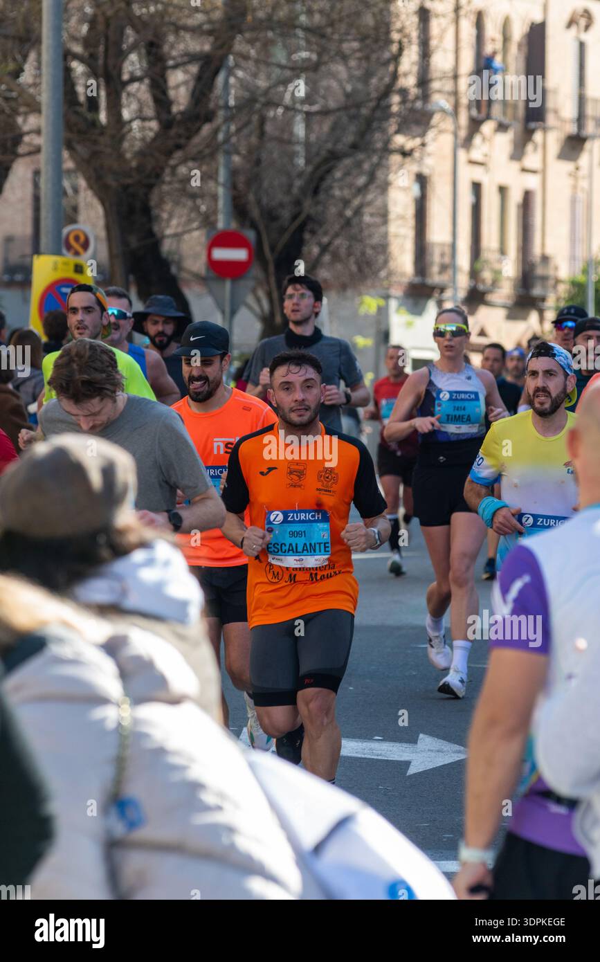 Seville, Spain. 15th Feb 2026. Scenes from the Zurich Seville Marathon ...