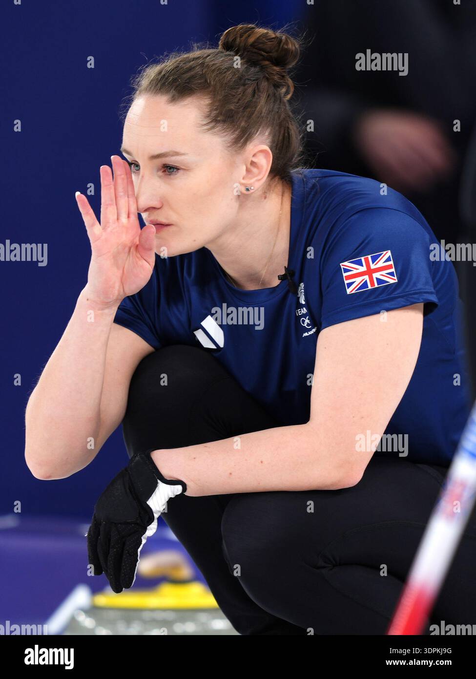 Great Britain's Jennifer Dodds during the Women's Curling Round Robin ...