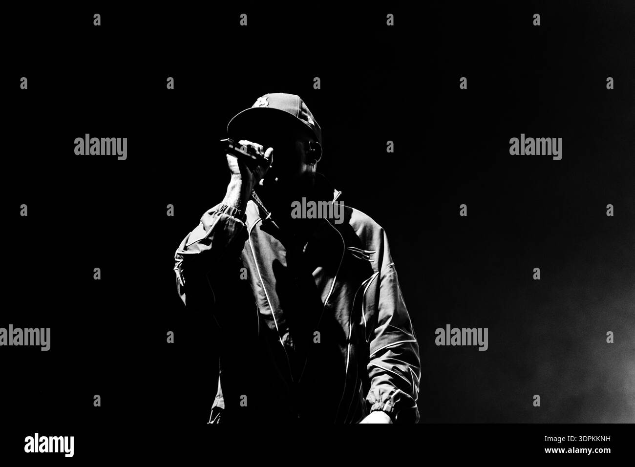 Rapper live performance Black and White Stock Photos & Images - Alamy