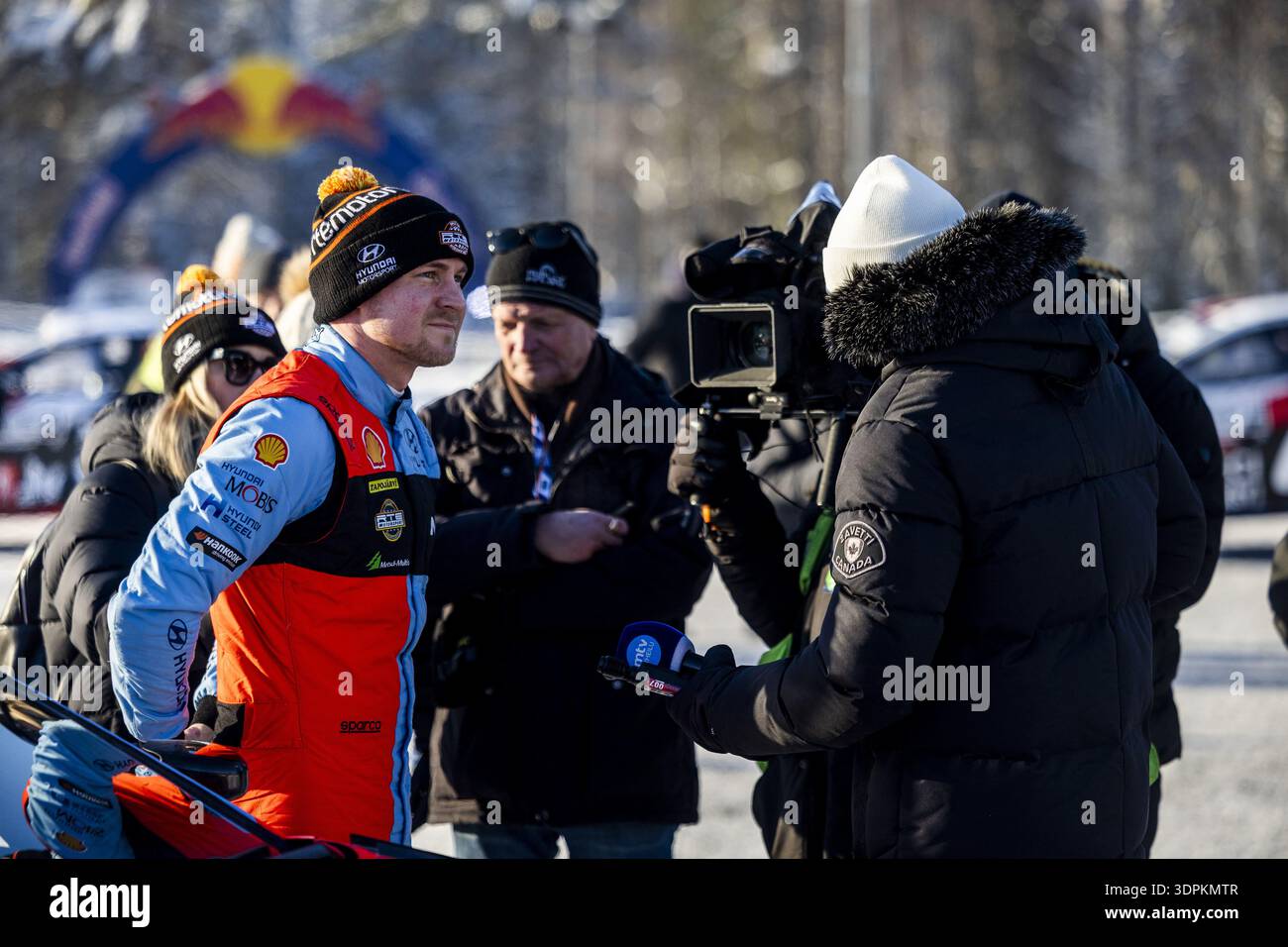 LAPPI Esapekka, MALKONEN Enni, Hyundai I20 Rally1, portrait during the ...
