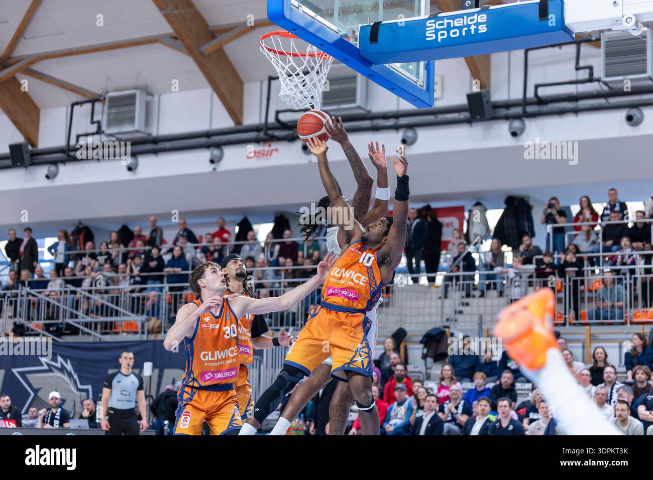 Warsaw, Poland. 15th Feb 2026. Polish Basketball League match between ...