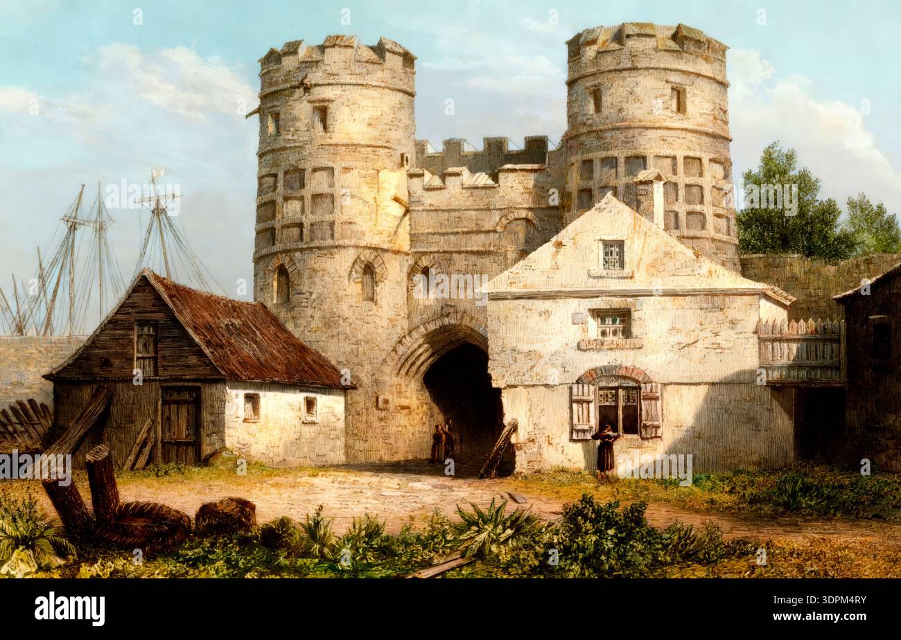 The Great Yarmouth Medieval Town Wall, Great Yarmouth, Norfolk, England ...