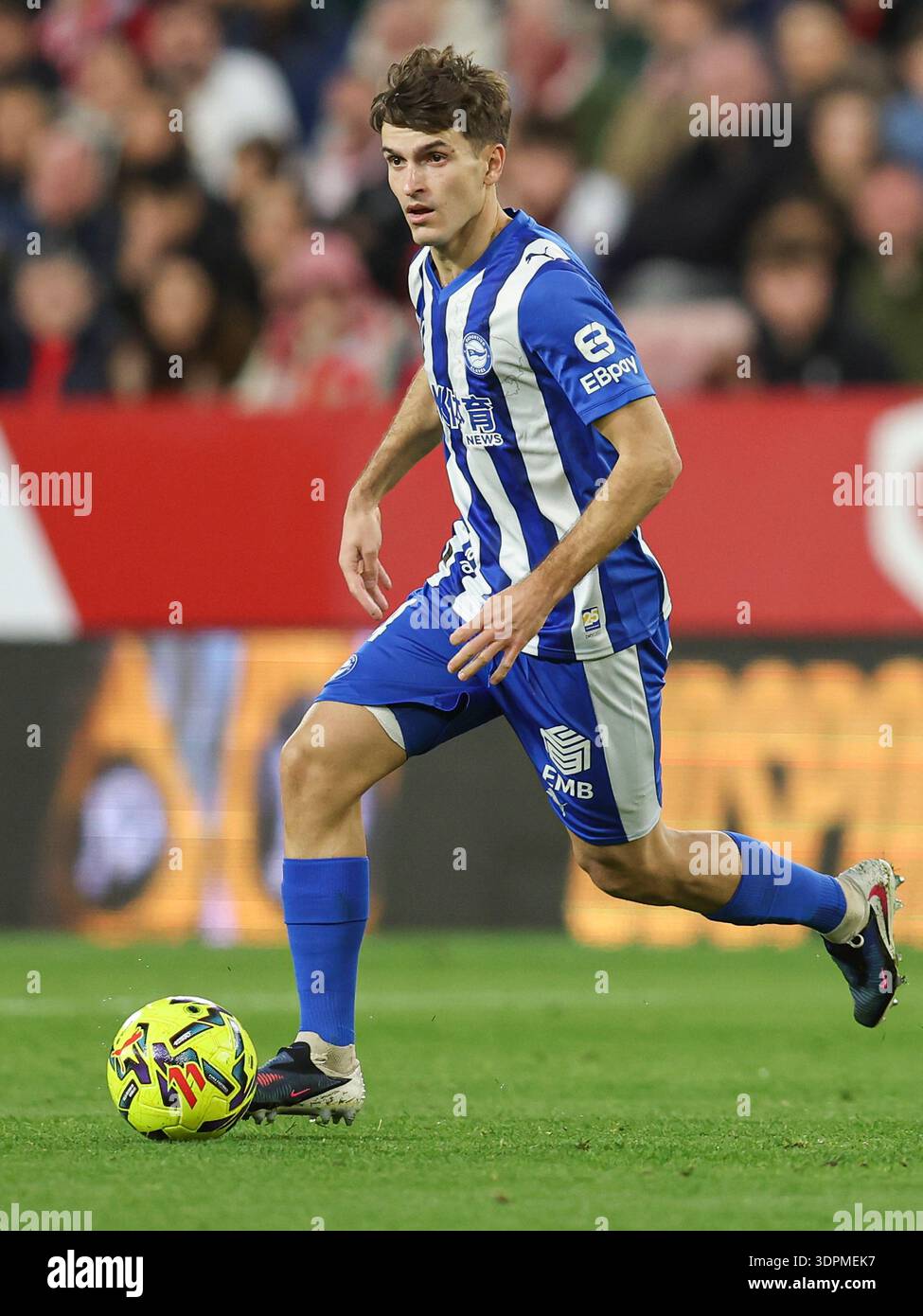 Denis Suarez of Deportivo Alaves during the La Liga EA Sports match ...