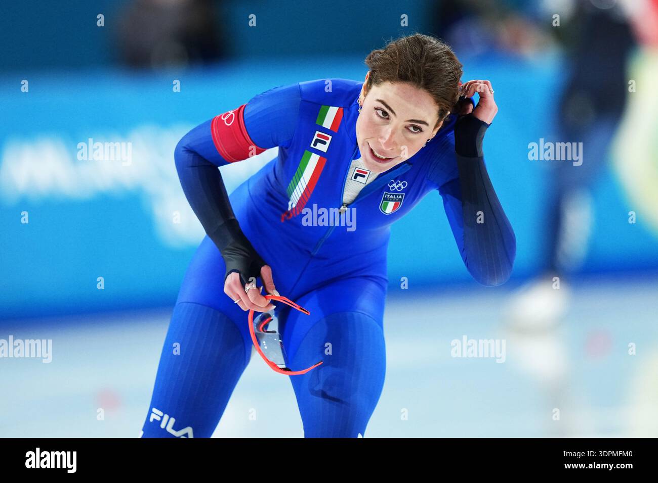 Women’s Speed skating 500mt , PERGHER Serena from Italy at the 2026 ...
