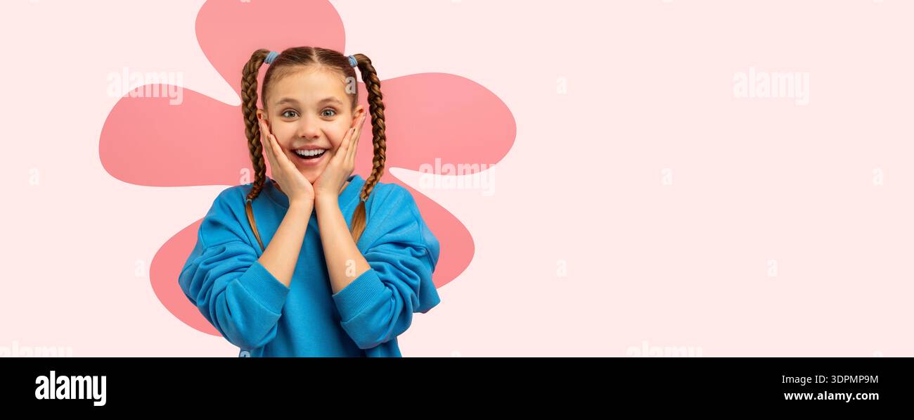 Child shows excitement joyful hi-res stock photography and images - Alamy