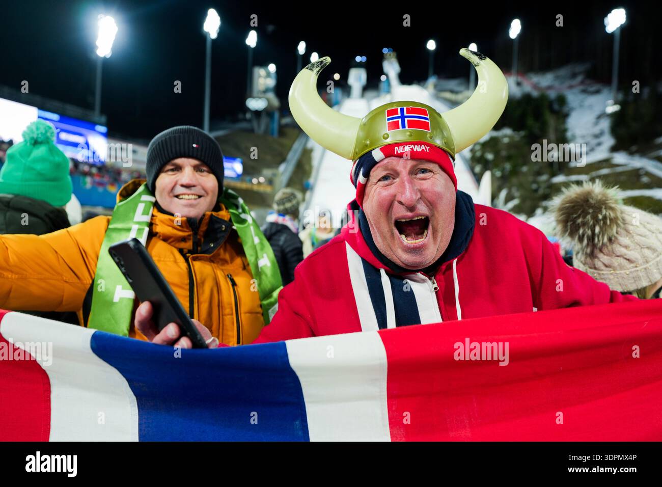 Val di Fiemme, Italy 20260215. Norway's supporters during the women's ...