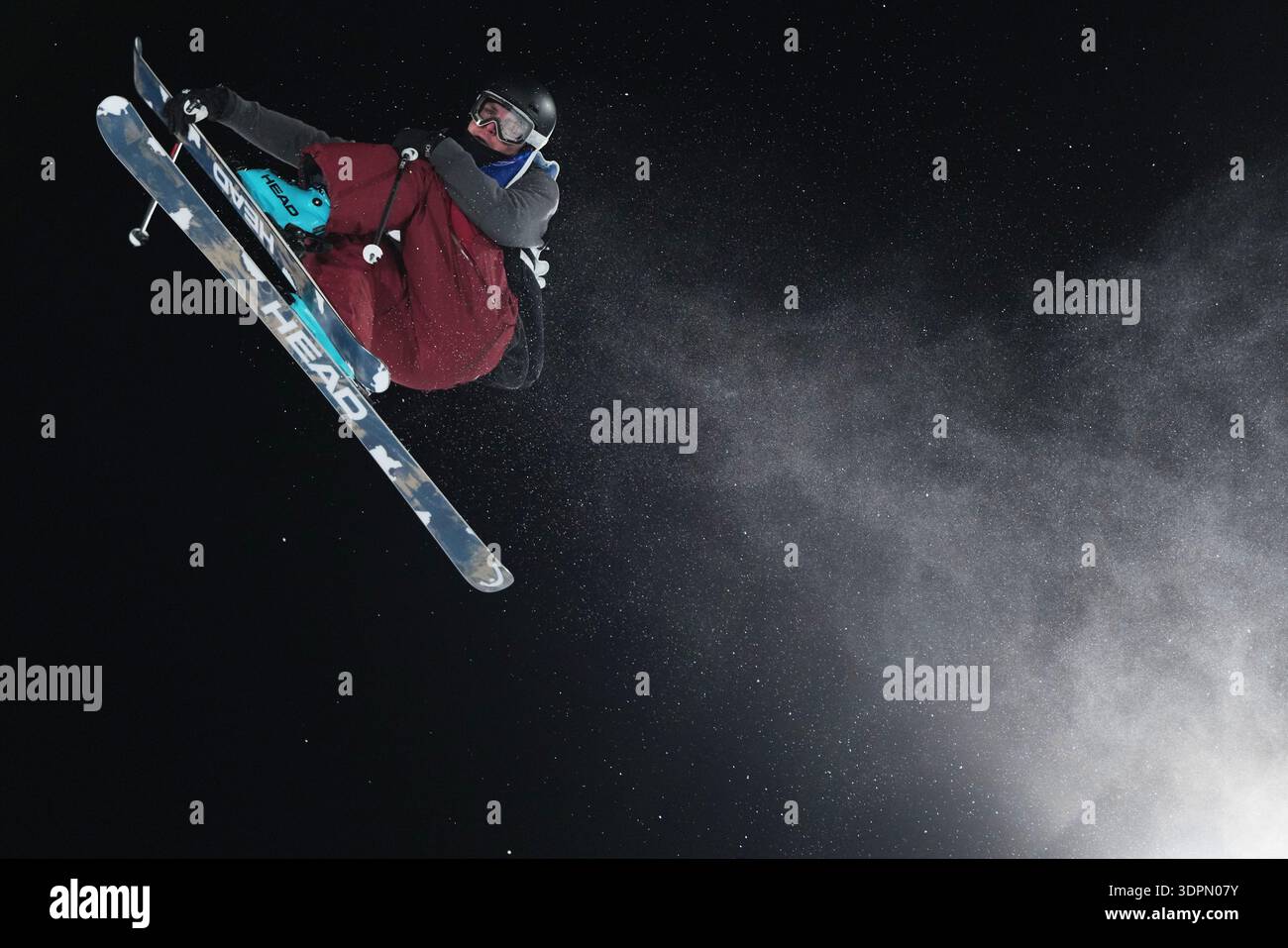Canada's Evan McEachran competes during the men's freestyle skiing big ...