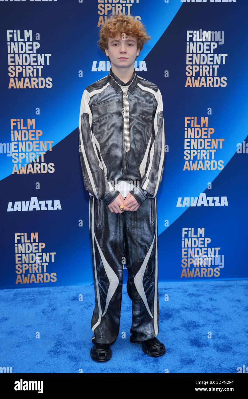 Kayo Martin arrives at the Film Independent Spirit Awards on Sunday ...