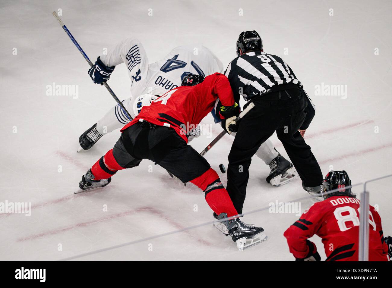 Bo Horvat (Canada, 14) in action during the Menss ice hockey group ...