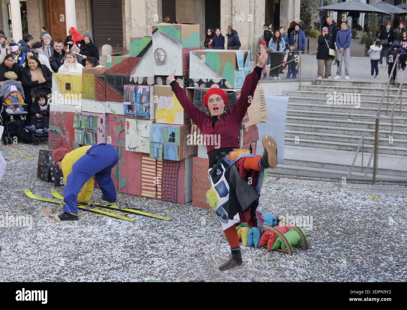 To celebrate the first day of Carnival, the municipality of Bergamo has ...
