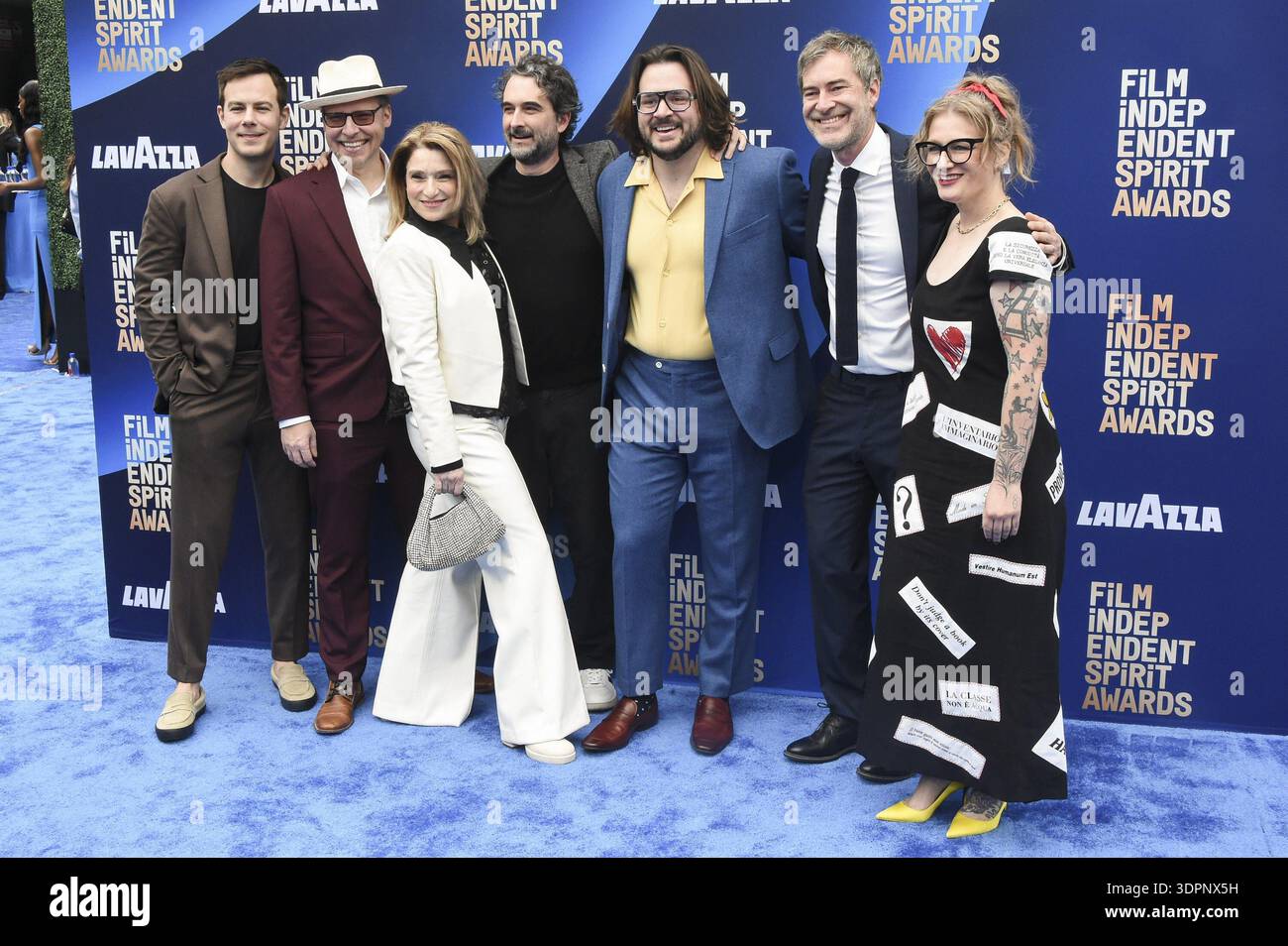 Ca. 15th Feb, 2026. Mel Eslyn, Liz Larsen, Drew Langer, Mark Duplass ...