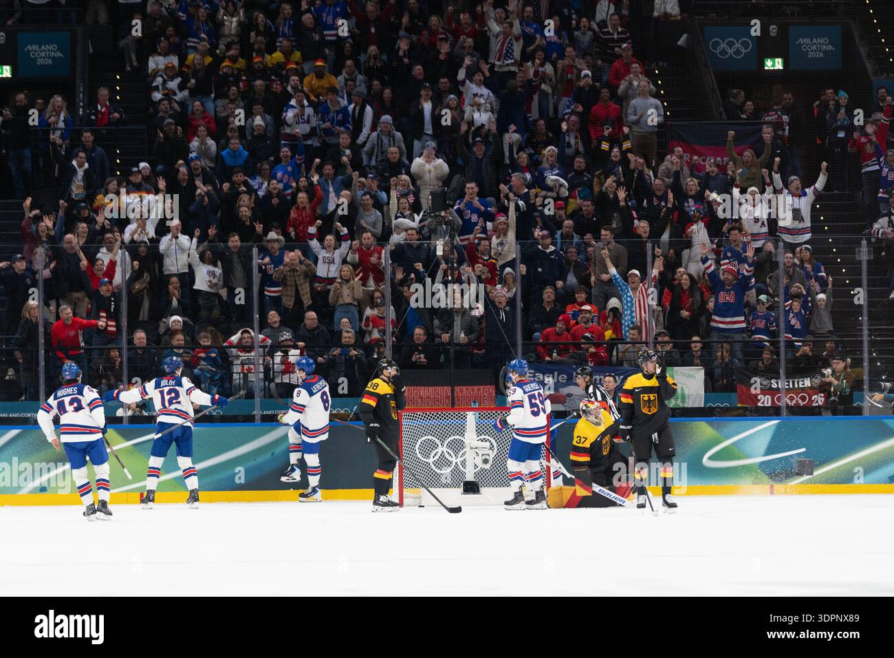 Goal celebration 1:0 Zach Werenski (United States of America, 8) in ...