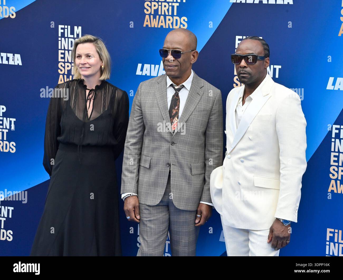 Faye Ward, Lennie James and Ariyon Bakare attend the 41st annual Film ...