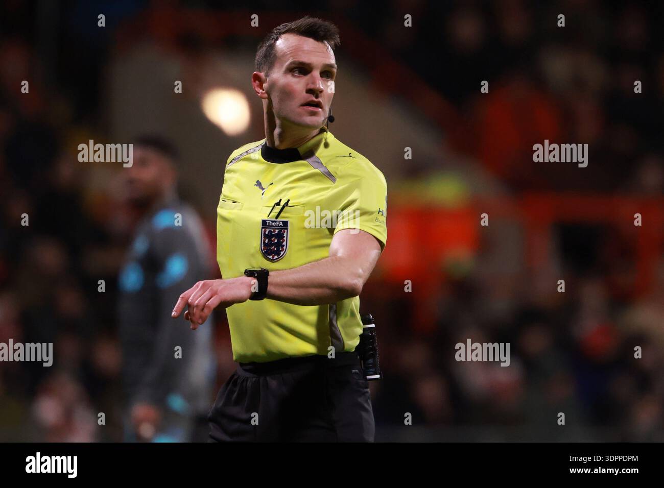 Referee, Benjamin Speedie - Wrexham v Ipswich Town, The Emirates FA Cup ...