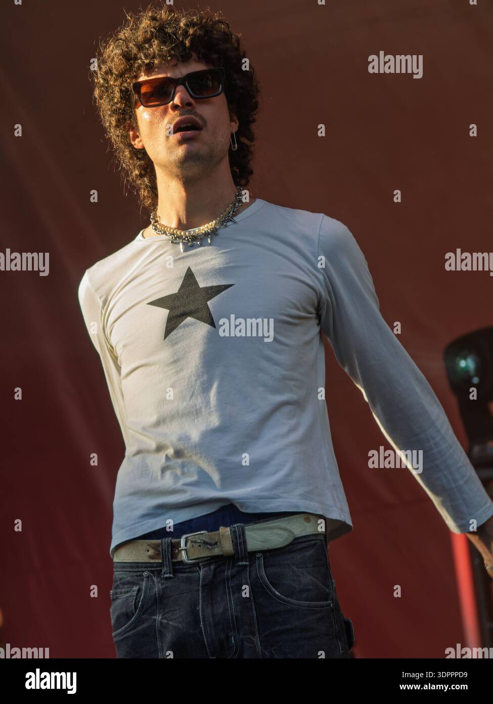 Super Plage performs on stage at the Francos music festival in Montreal ...