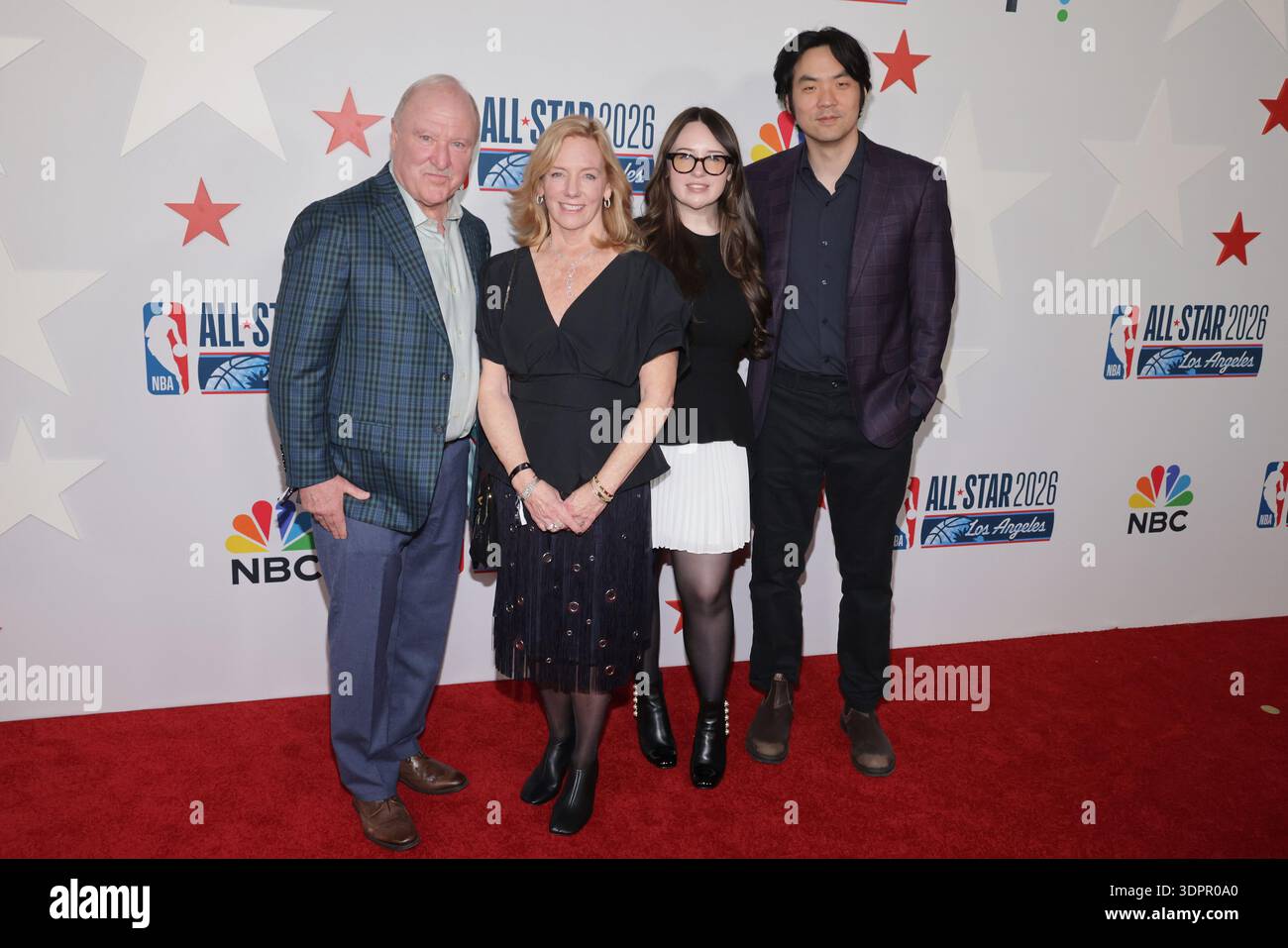 Dave Watson, Ellen Watson, Maura Watson, and Kevin Na attend the 'LA ...