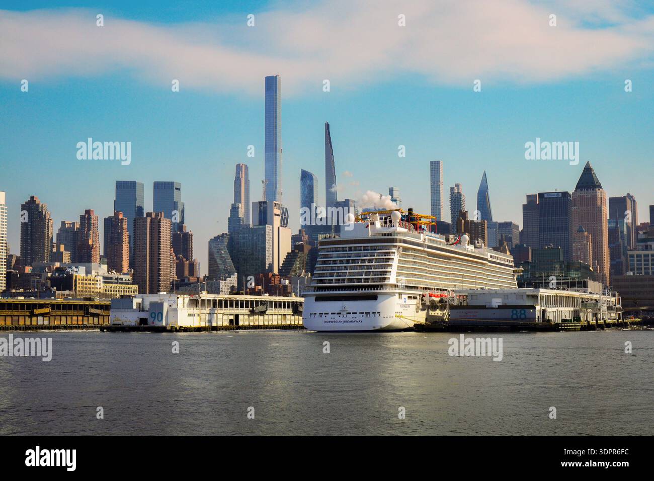 Pier 88, a waterfront cruise terminal in Manhattan, New York City ...