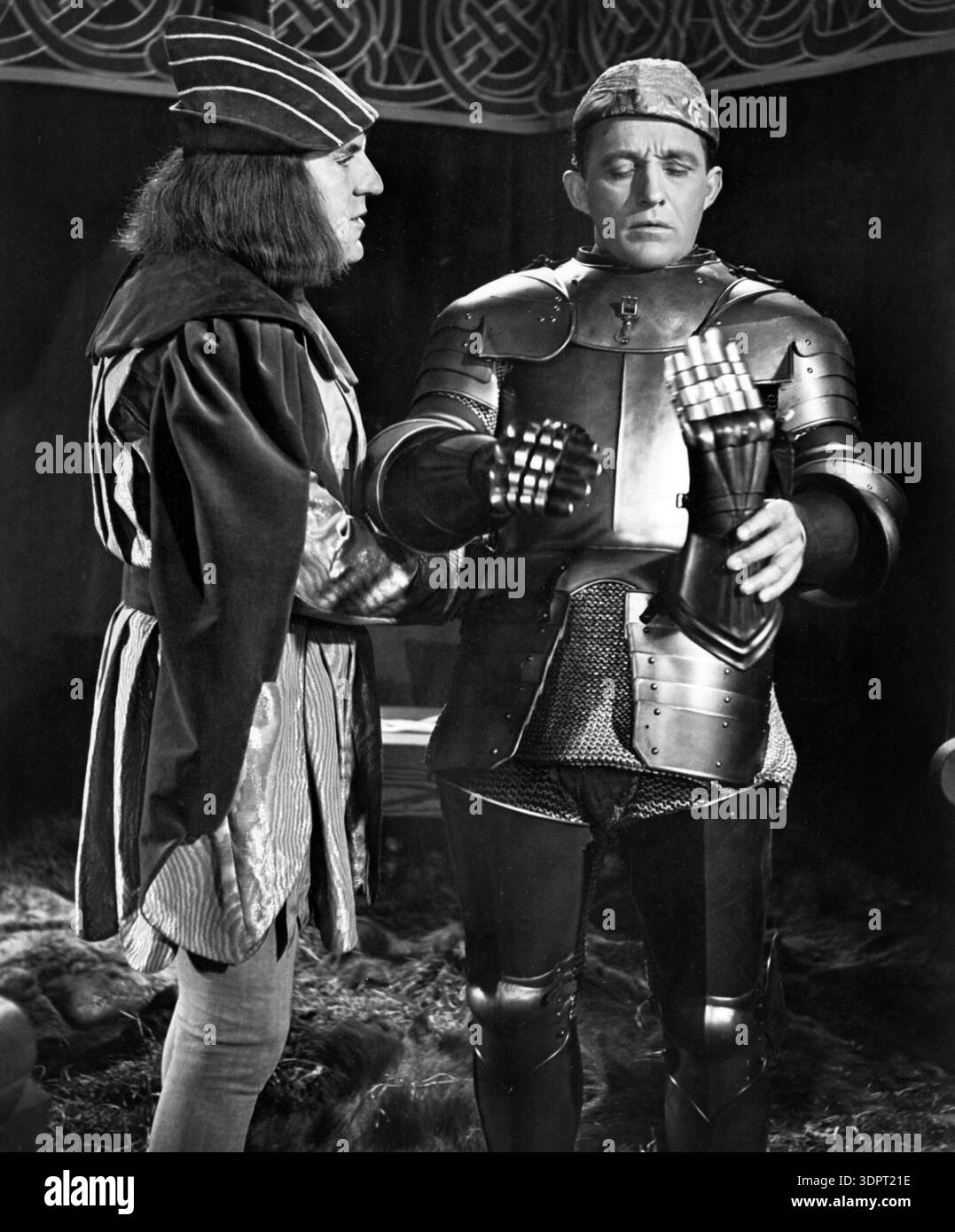 Bing Crosby is seen as Sir Boss in full medieval armor for the 1949 ...