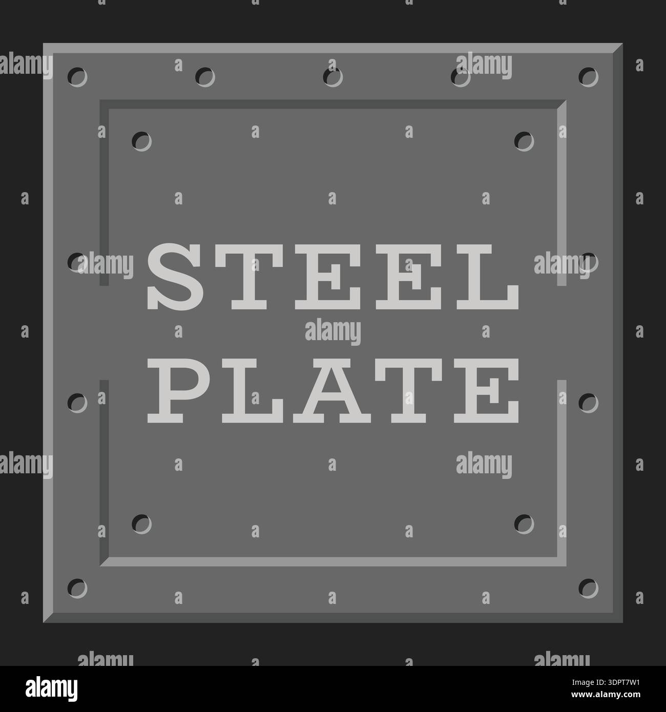 Heavy duty plate Stock Vector Images - Alamy