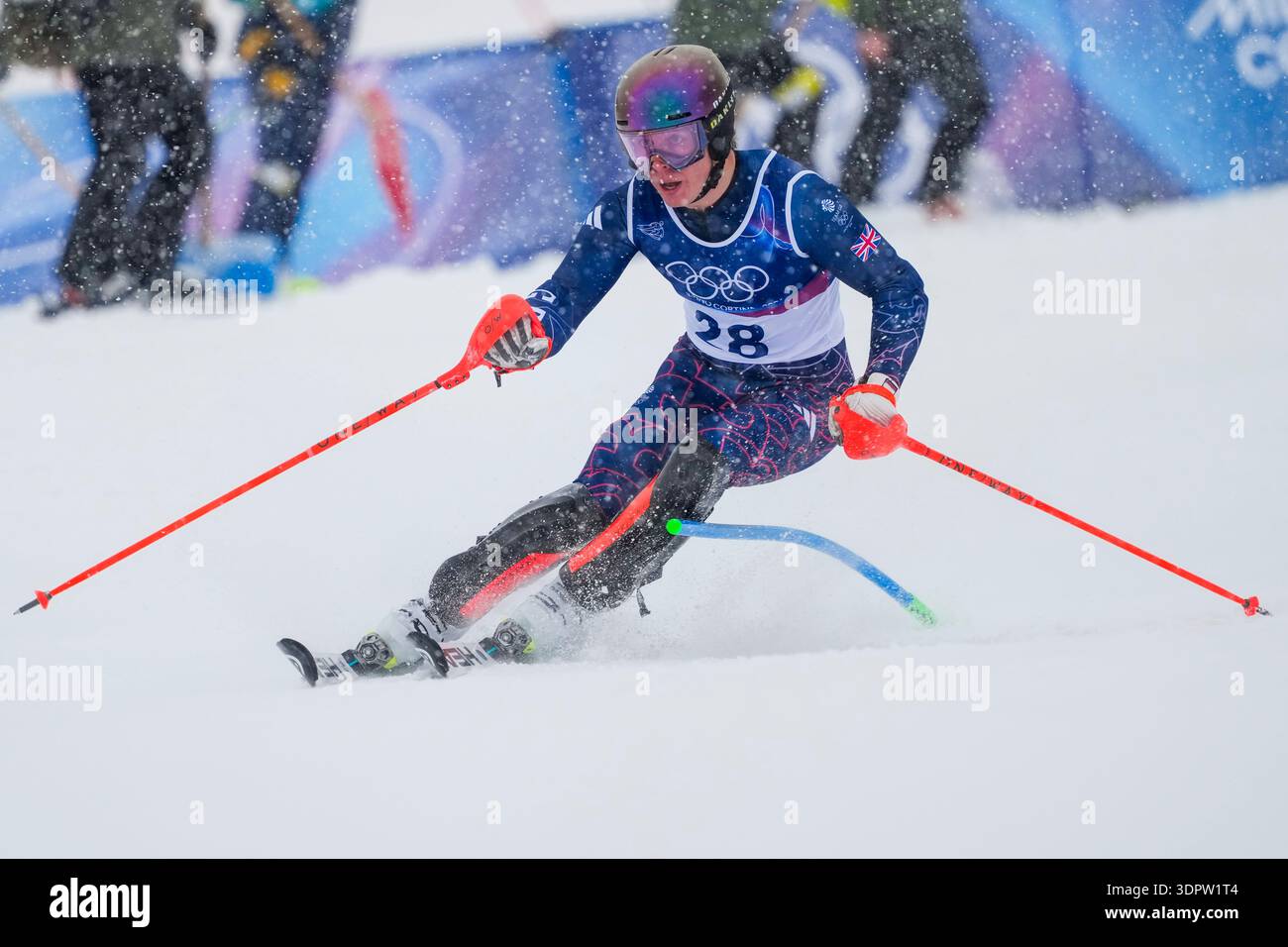 Bormio, Italy 20260216. Billy Major from Great Britain during the men's ...