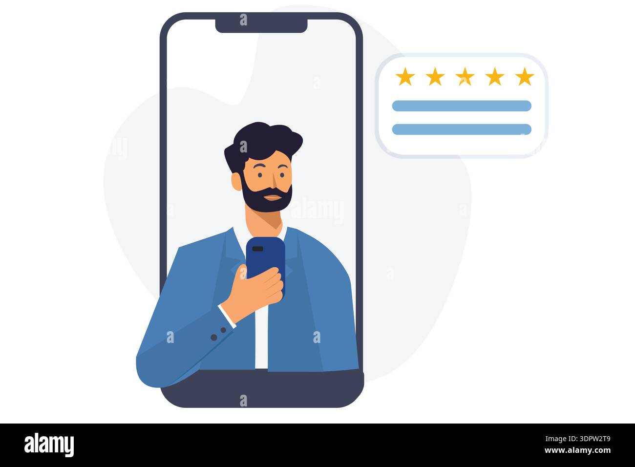 Customer rate Stock Vector Images - Alamy