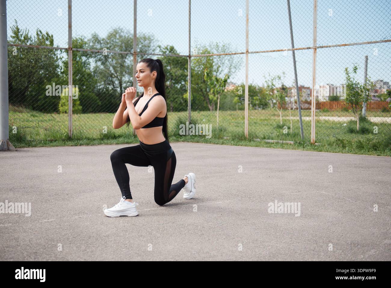 Lower body warm up hi-res stock photography and images - Alamy