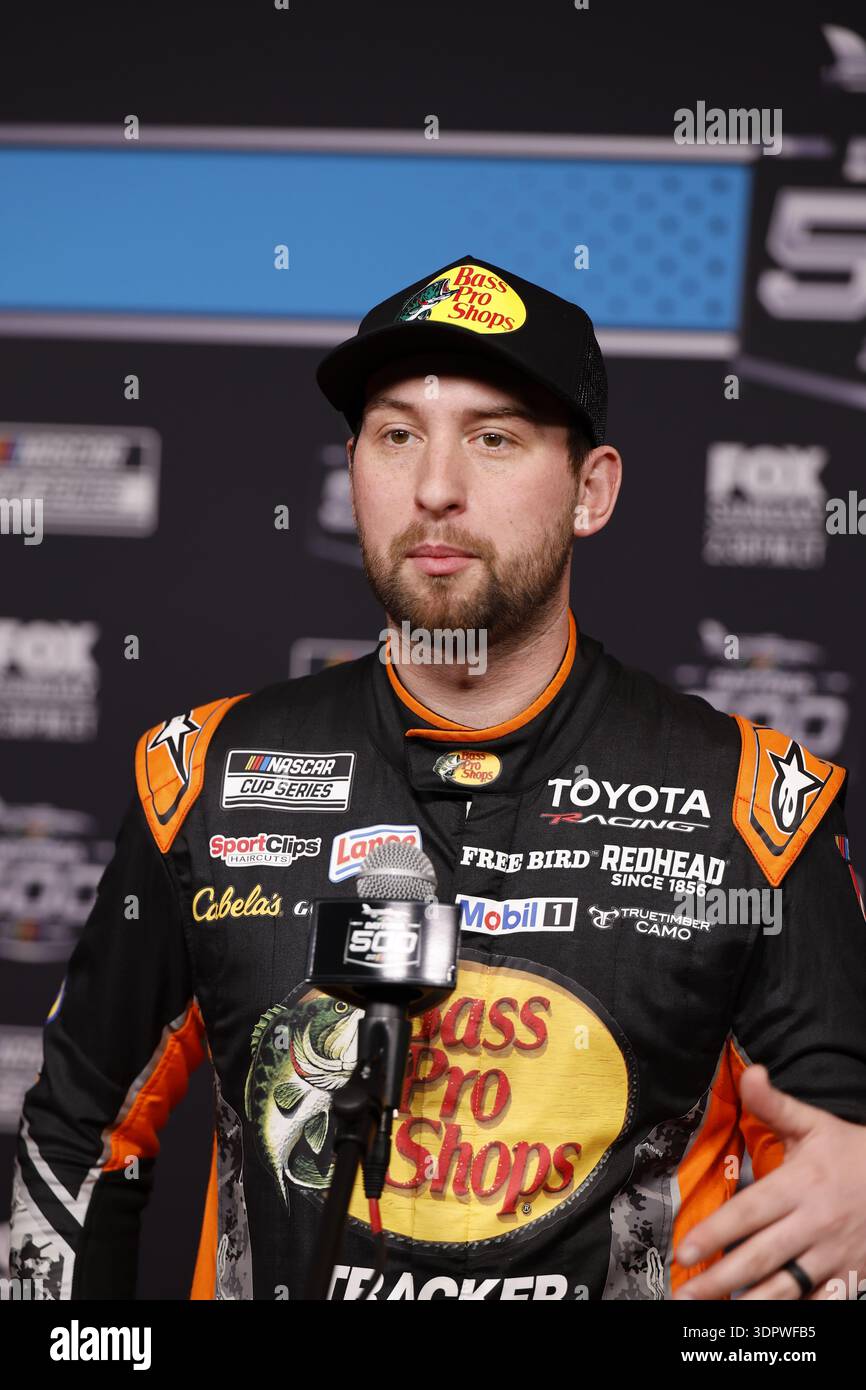 #19: Chase Briscoe, during Media Day for a NASCAR Daytona 500 auto race ...