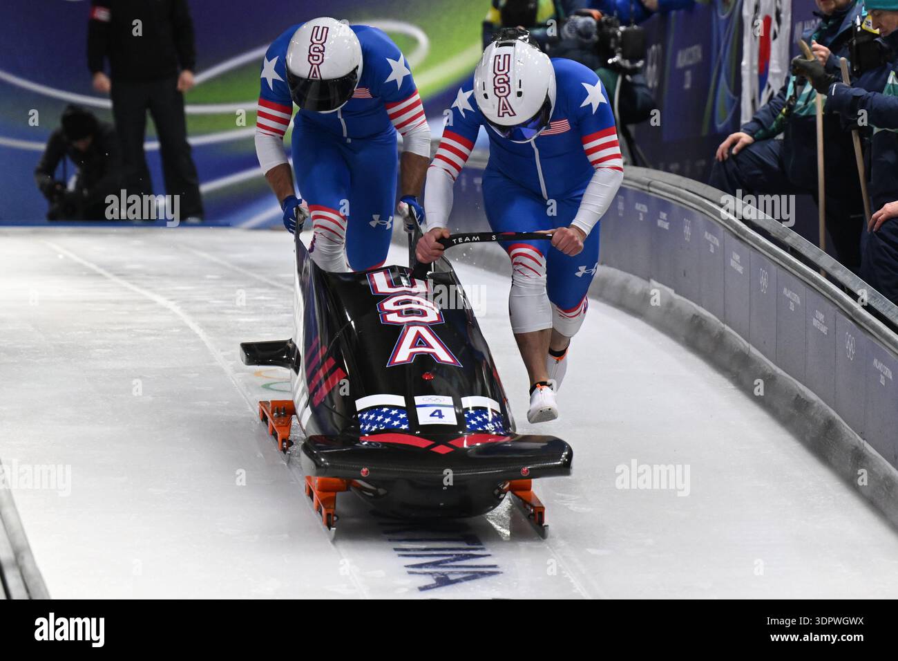 16 February 2026, Italy, Cortina D·ampezzo: Olympia, Olympic Winter ...