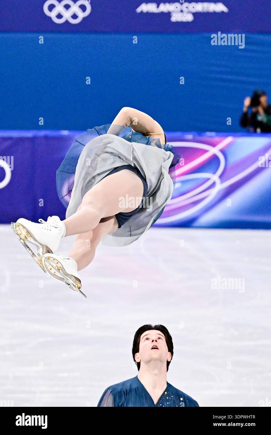 Anastasiia GOLUBEVA & Hektor GIOTOPOULOS MOORE (AUS), during Pair ...