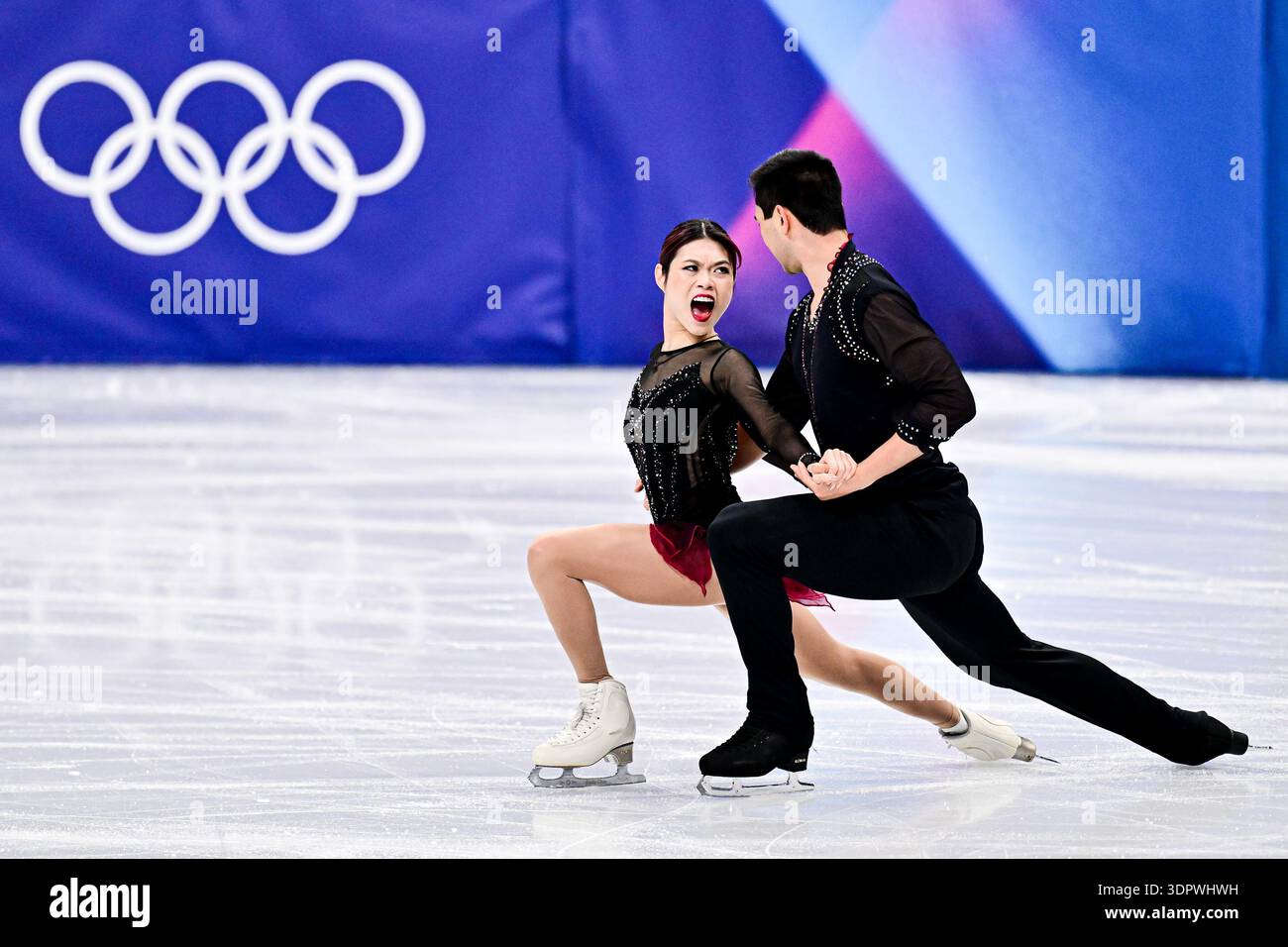 Emily CHAN & Spencer Akira HOWE (USA), during Pair Skating Short ...