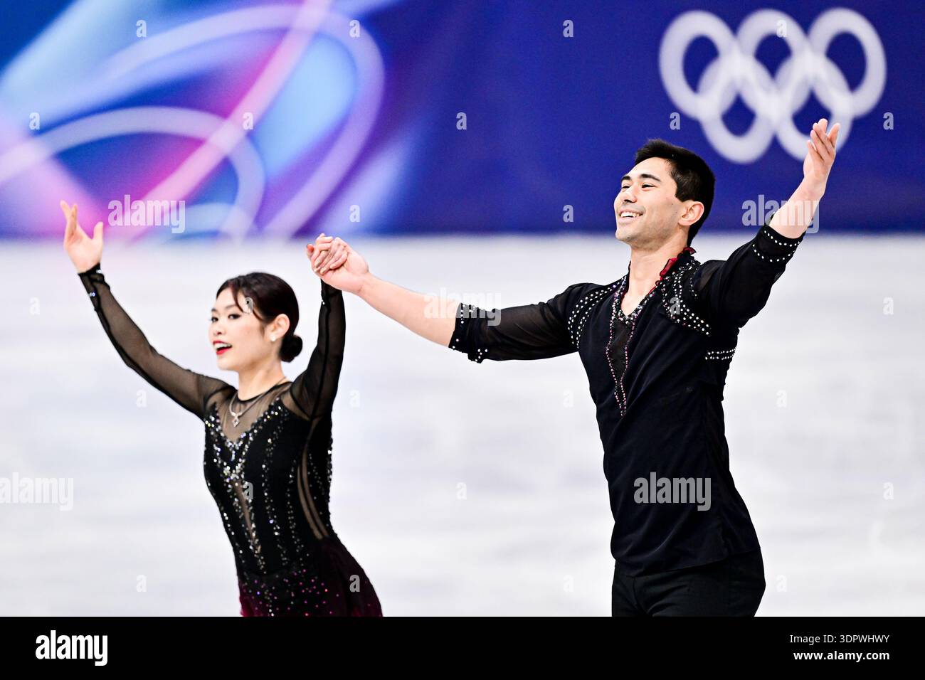 Emily CHAN & Spencer Akira HOWE (USA), during Pair Skating Short ...