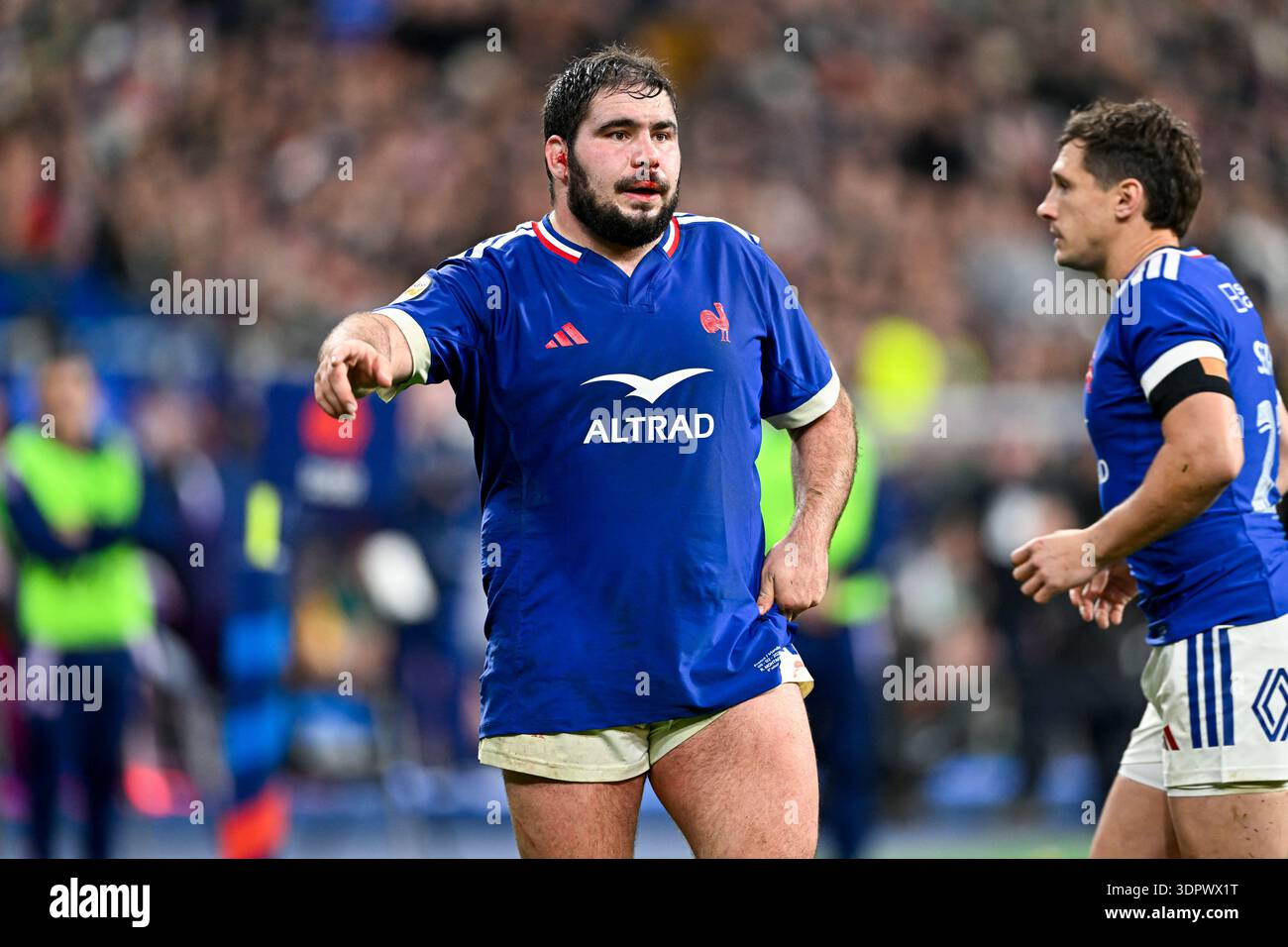 Regis Montagne during the Six Nations Championship rugby match France ...
