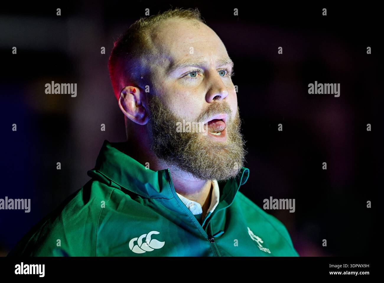 Jeremy Loughman during the Six Nations Championship rugby match France ...
