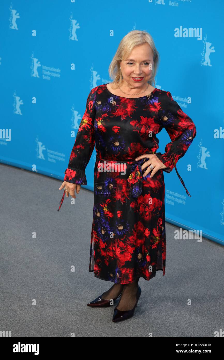 Berlin, Germany, 16th February 2026, Christine Urspruch at the photo ...