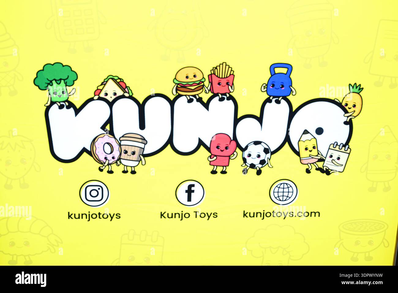 Canadian plush toy brand Kunjo signage on Day 2 of the North American ...